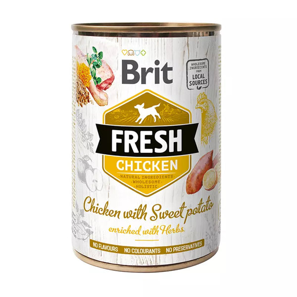 Brit Fresh Chicken With Sweet Potato 400 Gr – Carnaval Animal